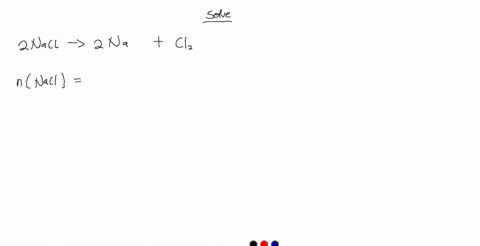 [GET ANSWER] the electrolytic manufacture of chlorine gas from a sodium chloride solution is ...