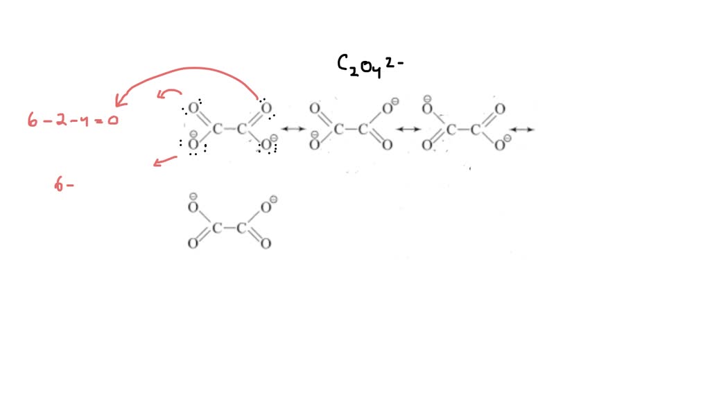 SOLVED: HQ8.34 Consider the resonance structures for the oxalate anion ... SOLVED: HQ8.34 Consider the resonance structures for the oxalate anion ...