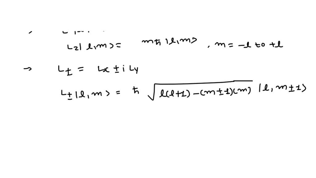 Solved The Angular Momentum Squared L2 For An Electron Has The