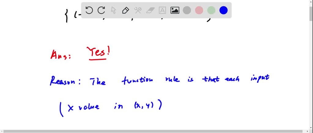Solved Please Help Me Is It Yes Or No Is The Relation A Function 1 5 1 7 3 9 4 11
