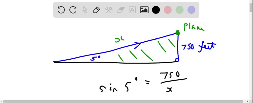 SOLVED: A plane rises from take-off and flies at an angle of 14 degrees ...