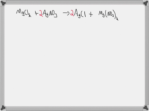 question 21 points if 22 ml of 0143m mgcl2 needed completely react 15 ml of agno3 solution what ...