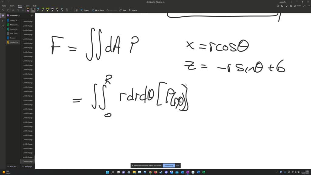 Solved Circular Plate With Radius 6 M Is Submerged Vertically Water As Snown Express The