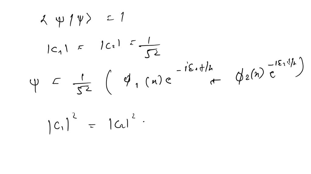 SOLVED: 10. [10] Consider a particle in a quantum state that is the ...