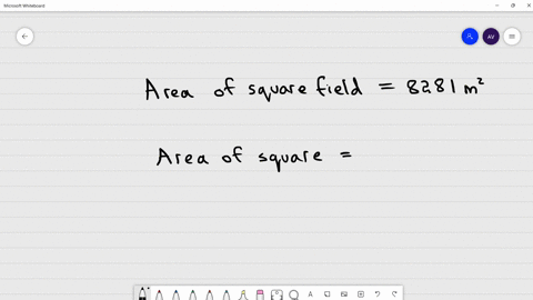 SOLVED: the area of a square sheet of paper is 100cm2. find its length