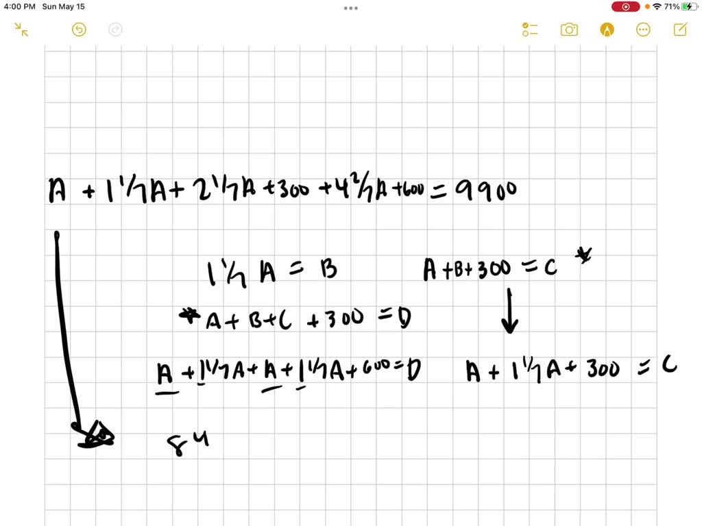 SOLVED: Four numbers have a sum of 9900. The second exceeds the first ...