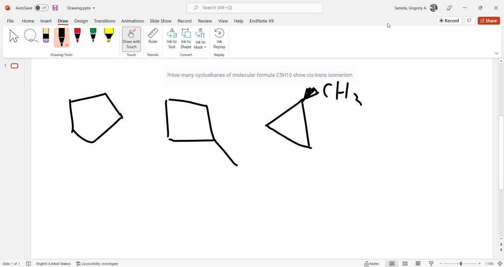 SOLVED: ?How many cycloalkanes of molecular formula C5H10 show cis ...