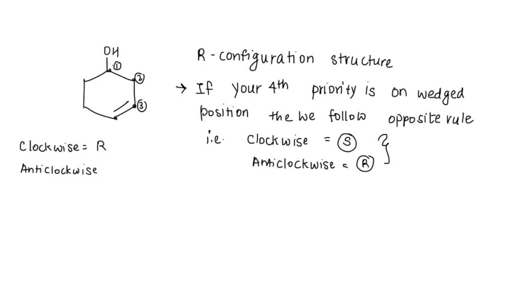 SOLVED: 'Draw the structure of (R)-cyclohex -3-en-1-ol You Will need to ...