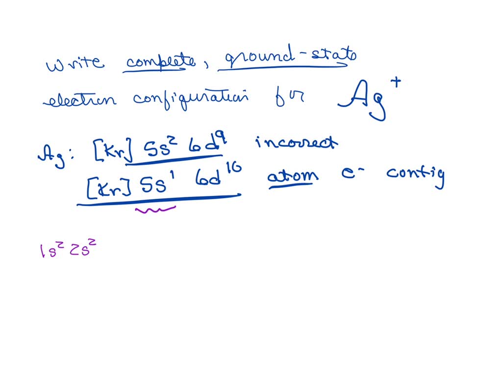 Solved Question 7 Of 54 Write The Complete Ground State Electron