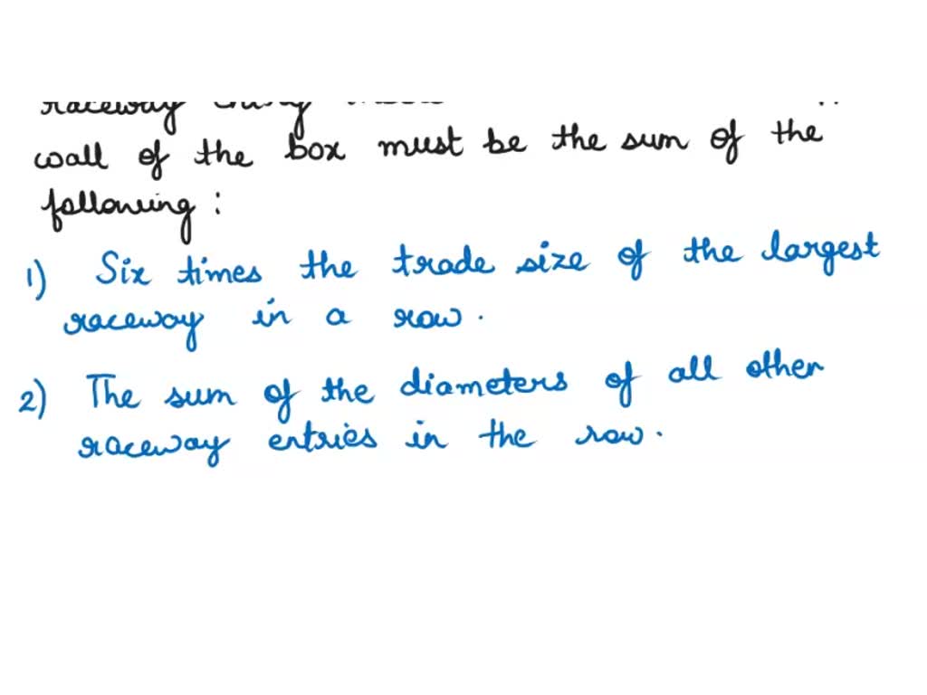 SOLVED: Where a 2 1/2-inch conduit enters an angle pull box with three ...