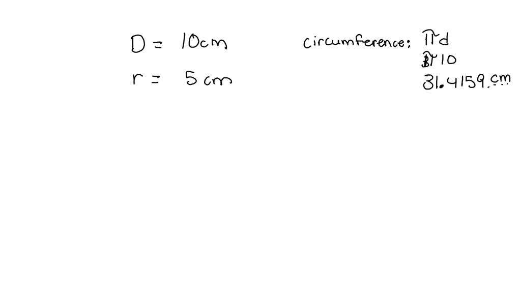 SOLVED: 15. The diameter of a circle is given as 10 cm, correct to the ...