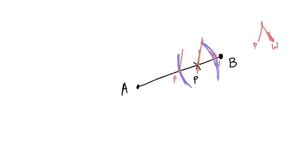 Use a ruler and compasses t0 construct the perpendicular t0 the line ...