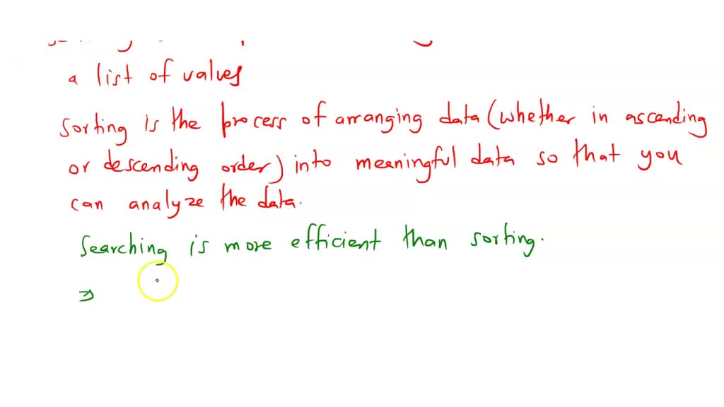 Solved Selection Sort And Insertion Sort Are Relatively Simple To Program But Inefficient