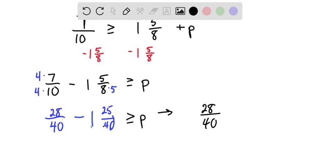 Which shows the correct solution to the inequality StartFraction 7 over ...