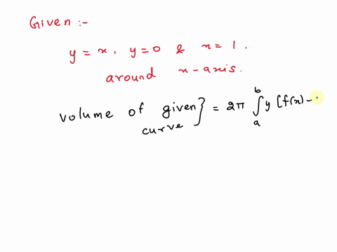 Method of shells practice 2 3 points possible (graded) Set...