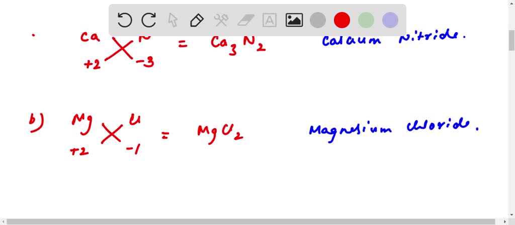 SOLVED: Write the symbols, with charges, for ions formed by calcium ...