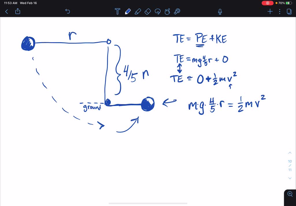 SOLVED: Now the peg is placed 4/5 of the way down the pendulum's path ...