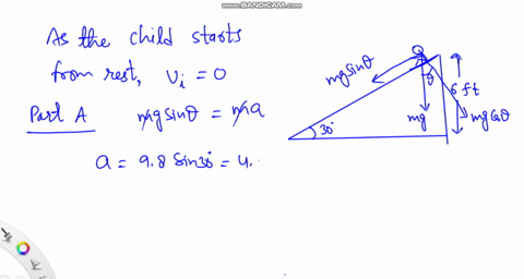 Estimate the height of a typical playground slide and the angle its ...