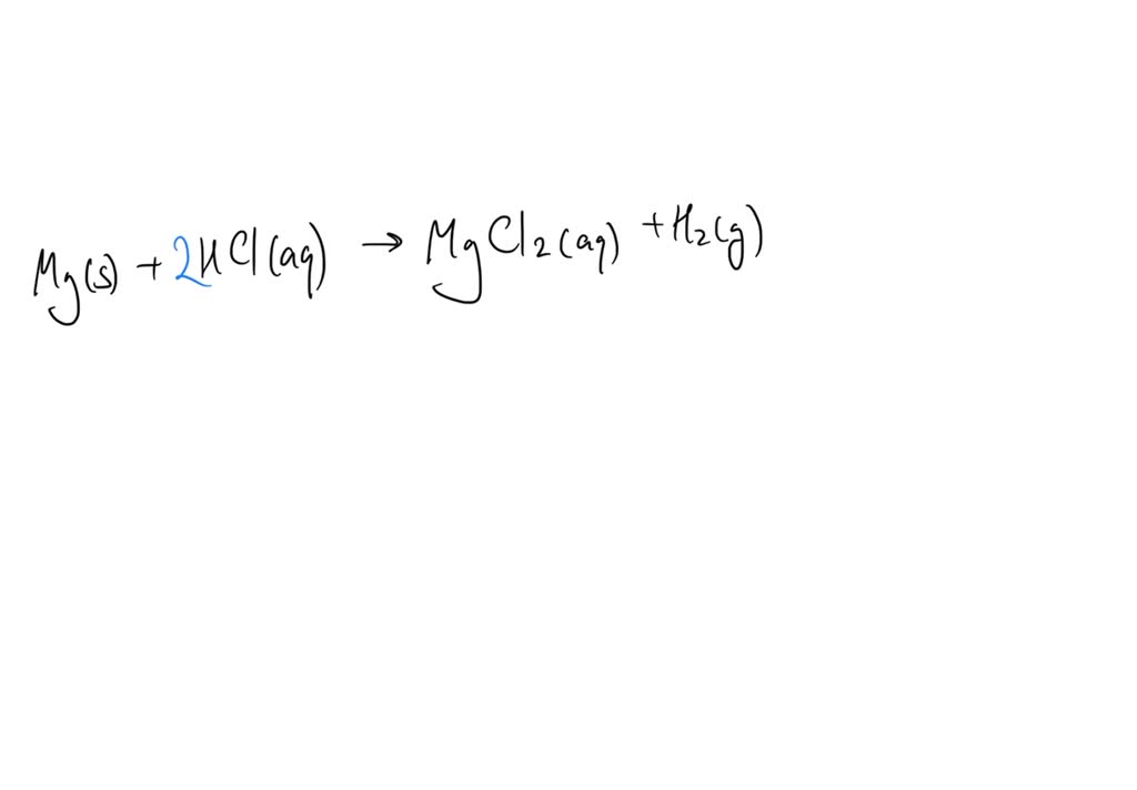 SOLVED: The balanced chemical equation for the following word equation ...