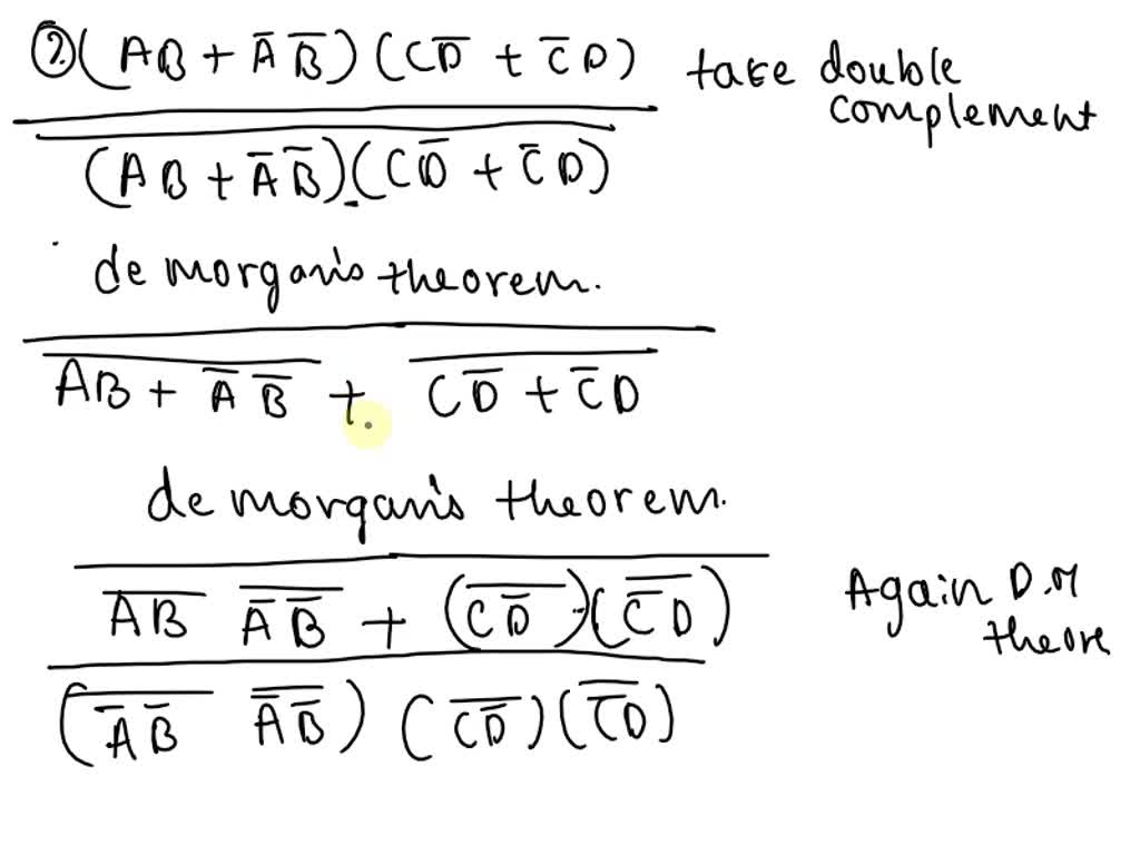 SOLVED: Assume you have two inputs, A and B, and their complements, A ... SOLVED: Assume you have two inputs, A and B, and their complements, A ...