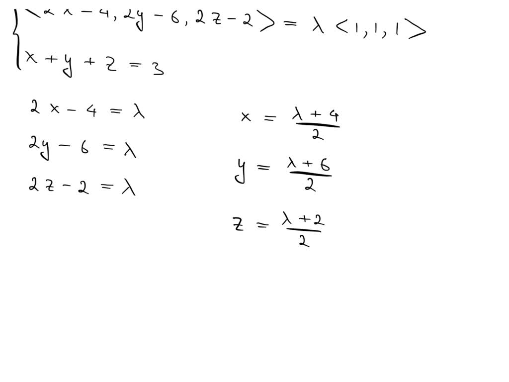 SOLVED: (c) By using Lagrange multiplier, find the maximum and minimum ... SOLVED: (c) By using Lagrange multiplier, find the maximum and minimum ...