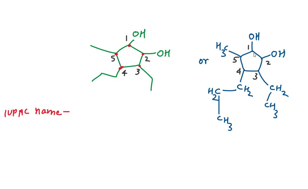 SOLVED: Write the correct IUPAC name for each of the following structures (3 marks per structure ...