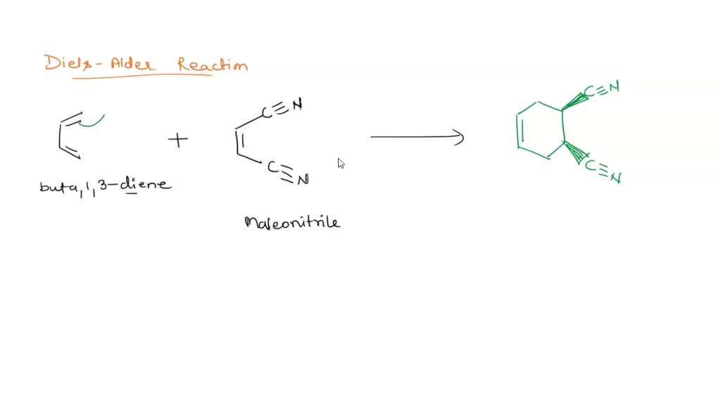 SOLVED: 'Draw the products of the Diels-Alder reaction of butadiene with cis - ,2-dibromoethene ...