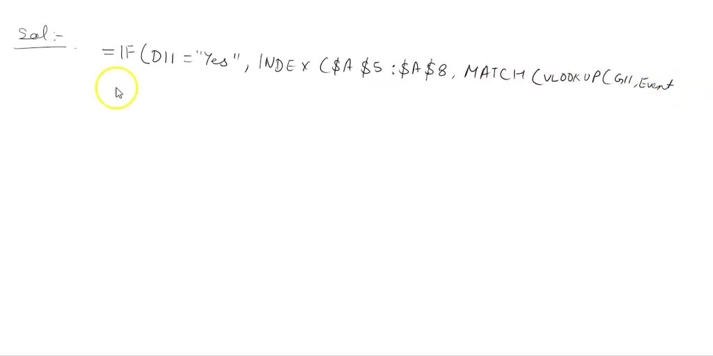 SOLVED: In cell F4, create a formula using the HLOOKUP function to determine the Cost per ...