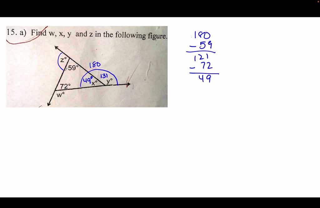 SOLVED: 'In a parallelogram ABCD , find Angle BDA ,Angle AOD, Angle DAC ...