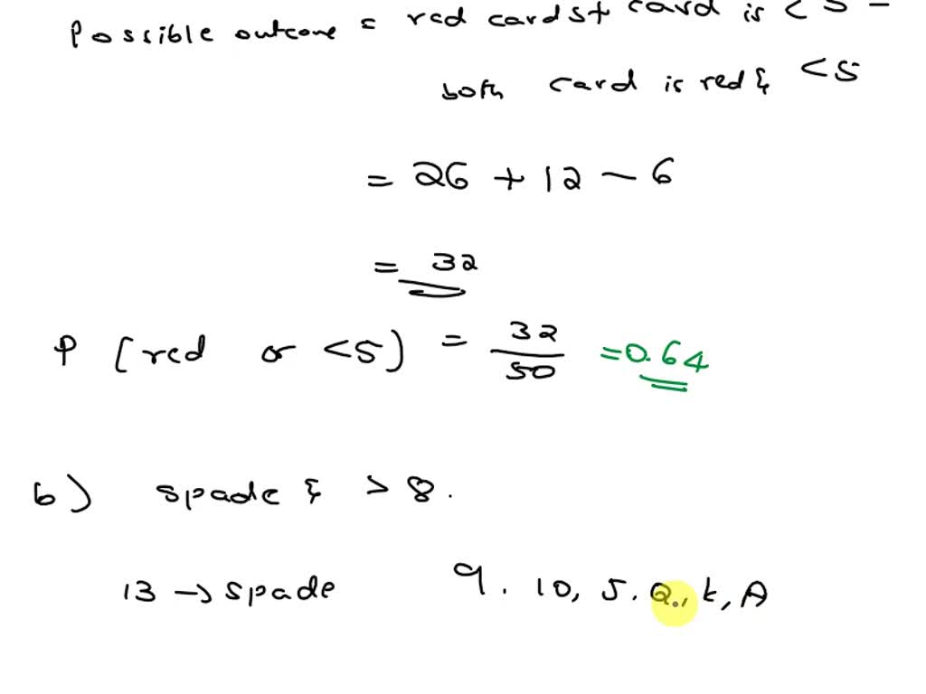 SOLVED: A standard pack of playing cards (52 cards) is shuffled and ...