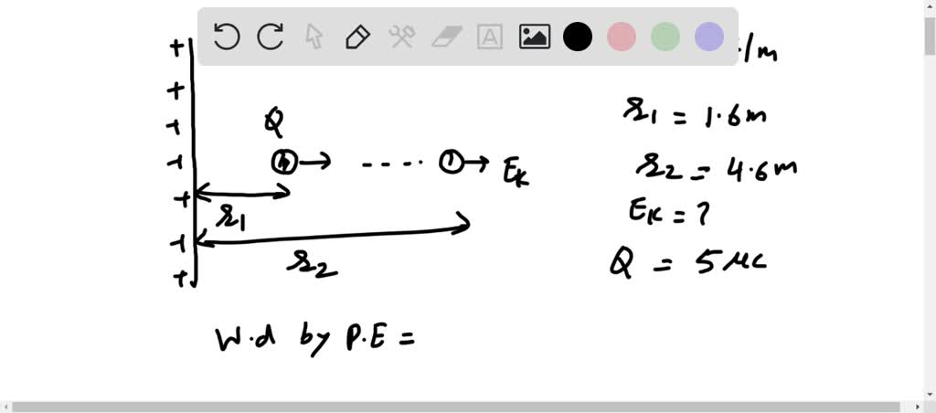 SOLVED: A very small sphere with positive charge q=+ 5.00 μC is released from rest at a point 1. ...