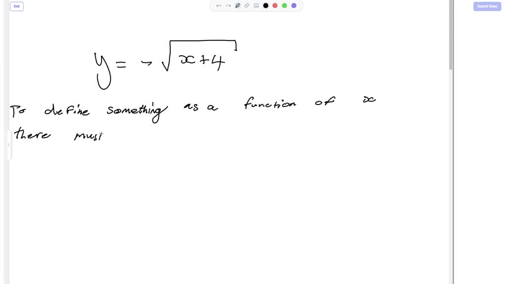 SOLVED: determine whether each equation defines y as a function of x y ... SOLVED: determine whether each equation defines y as a function of x y ...