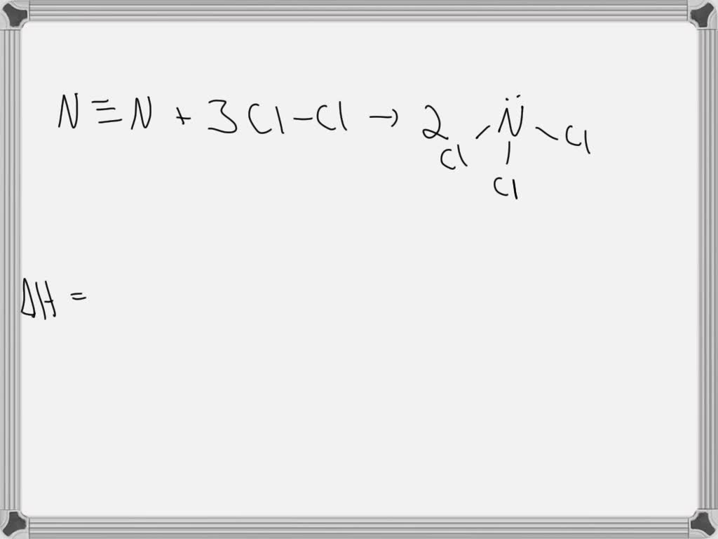 SOLVED: Use the bond energy values from your textbook to calculate the enthalpy change (Î”Hrxn ...
