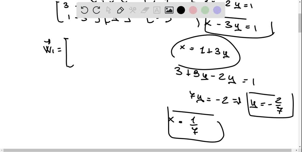 Solved Let V2 S A Find Vectors W1 And W2 S0 That Will Be The