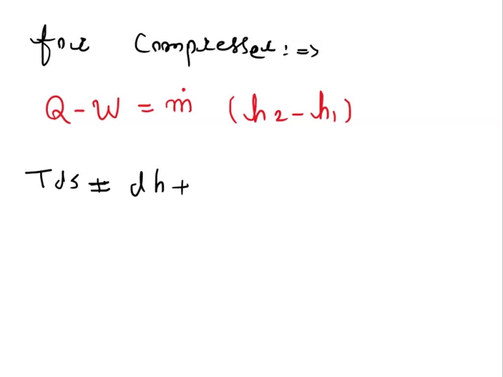 SOLVED: Air at the rate of 18 kg/s is drawn into the compressor of a ...