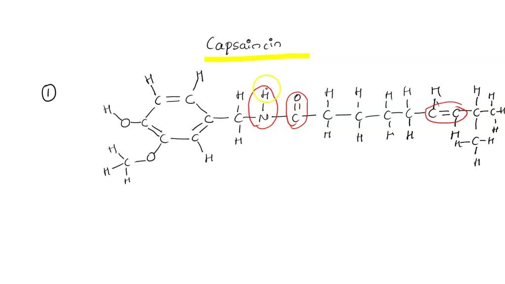 SOLVED: The chemical compound 'capsaicin', the source of the heat in ...