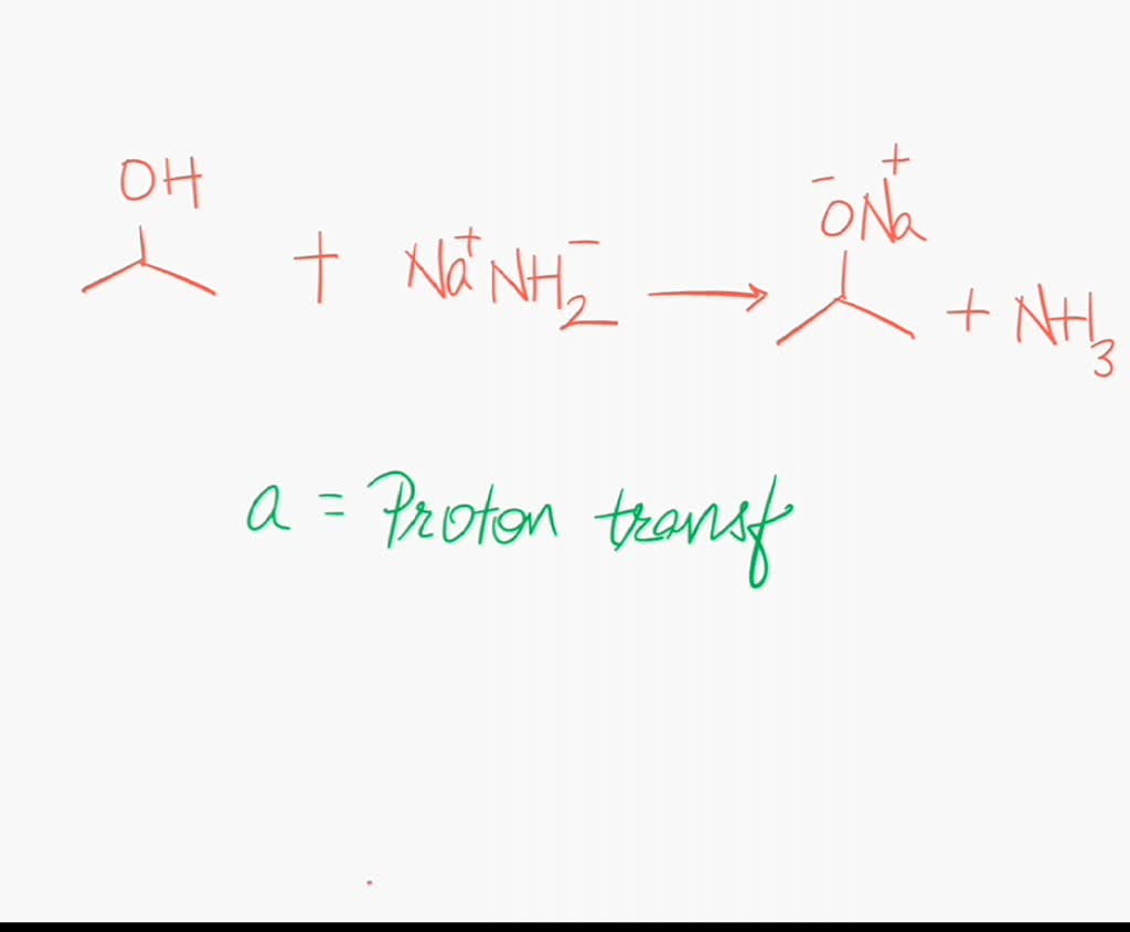 SOLVED: HO Na CH3 Na NH2 H2O HBr HOEt d = Radical chain addition e ...