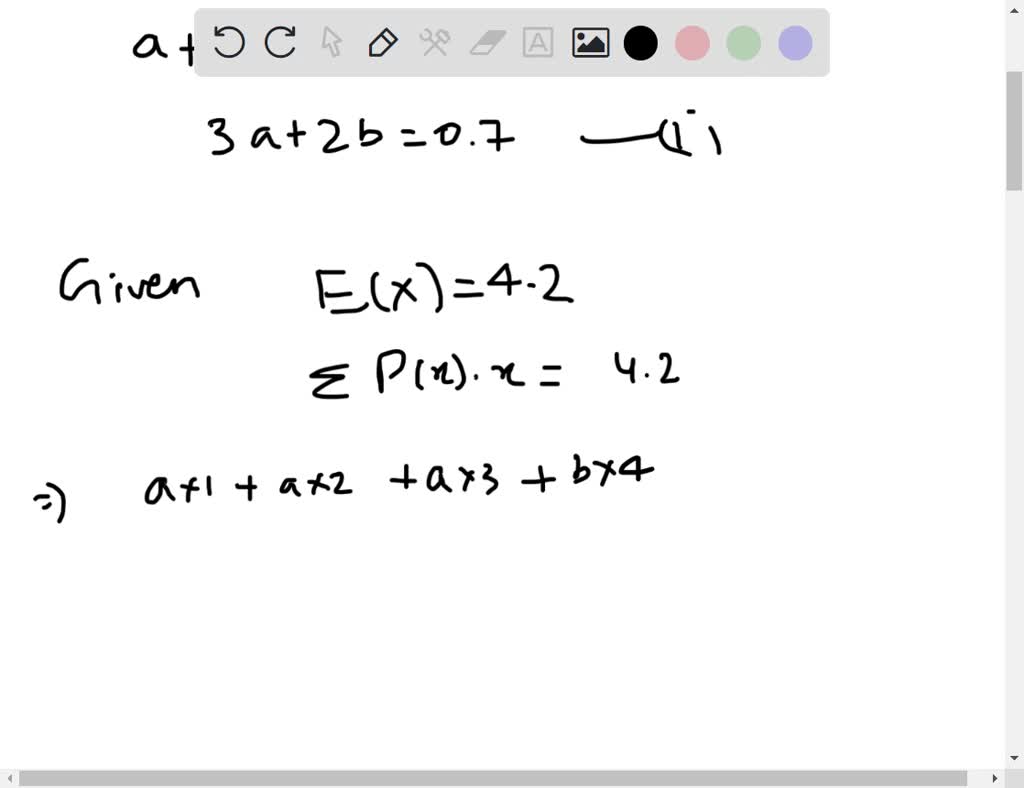 SOLVED: 'A biased die with six faces the score on the rolled. The ...