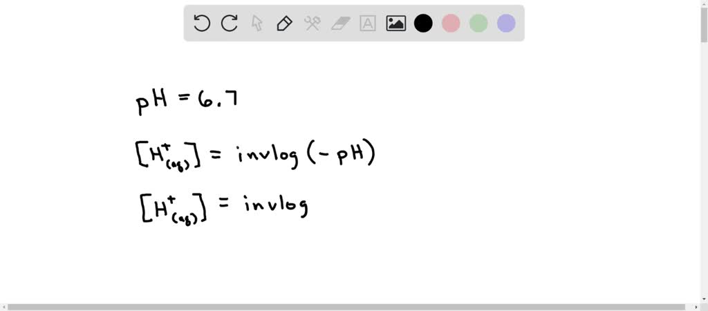 SOLVED: ' 19) The pH scale is a logarithmic scale, which means that ...
