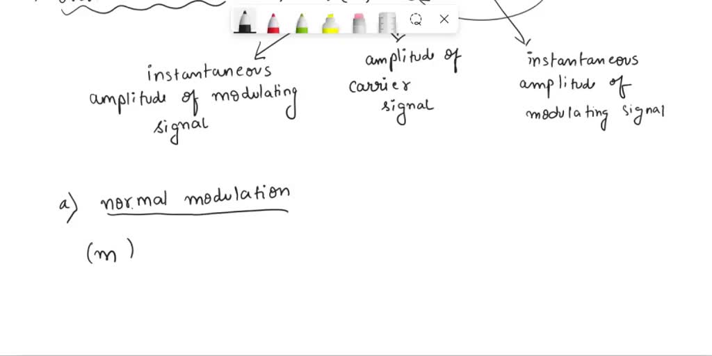 What Is The Mathematical Relationship Between The Carrier And Modulating Signal Voltages When