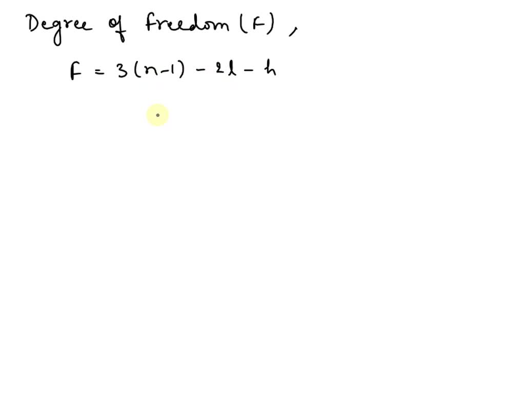 SOLVED: Use the spatial version of GrÃ¼bler's formula to determine the ...