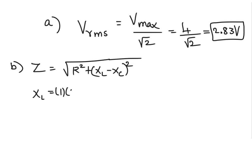 SOLVED: An alternating current generator produces a root mean squared (rms) emf of ε at a ...