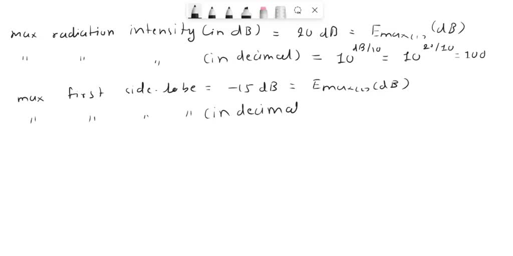 Pre-Lab Assignment [1.5 marks] From the radiation pattern shown below ...