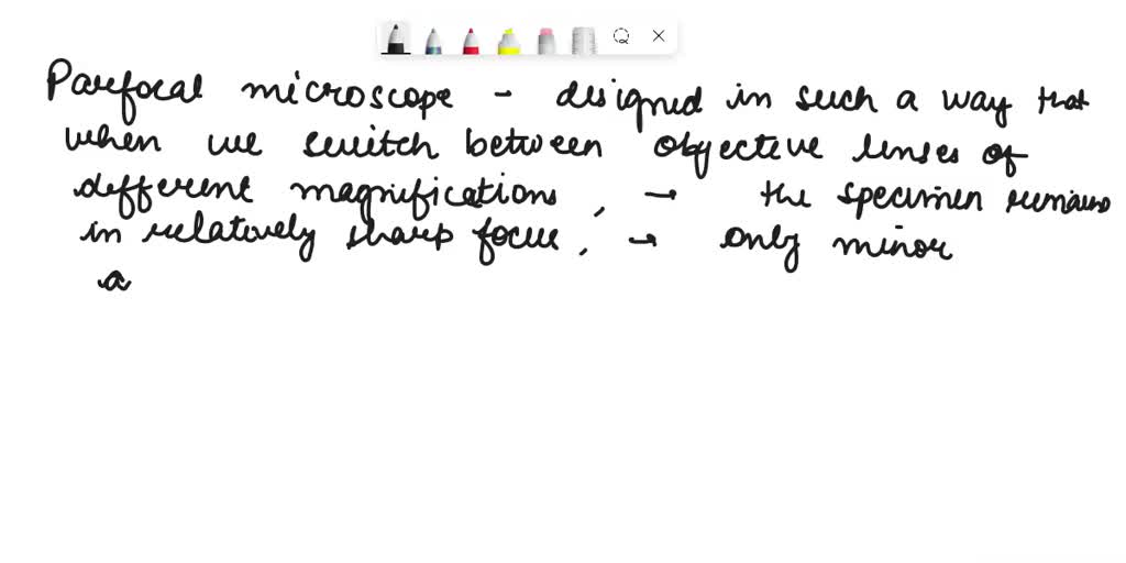 SOLVED: When you switch from one lens to another, usually only a small ...