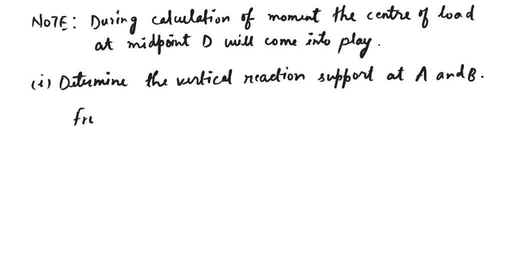 SOLVED: Problem 2:A simple beam AB is loaded by two segments of uniform ...
