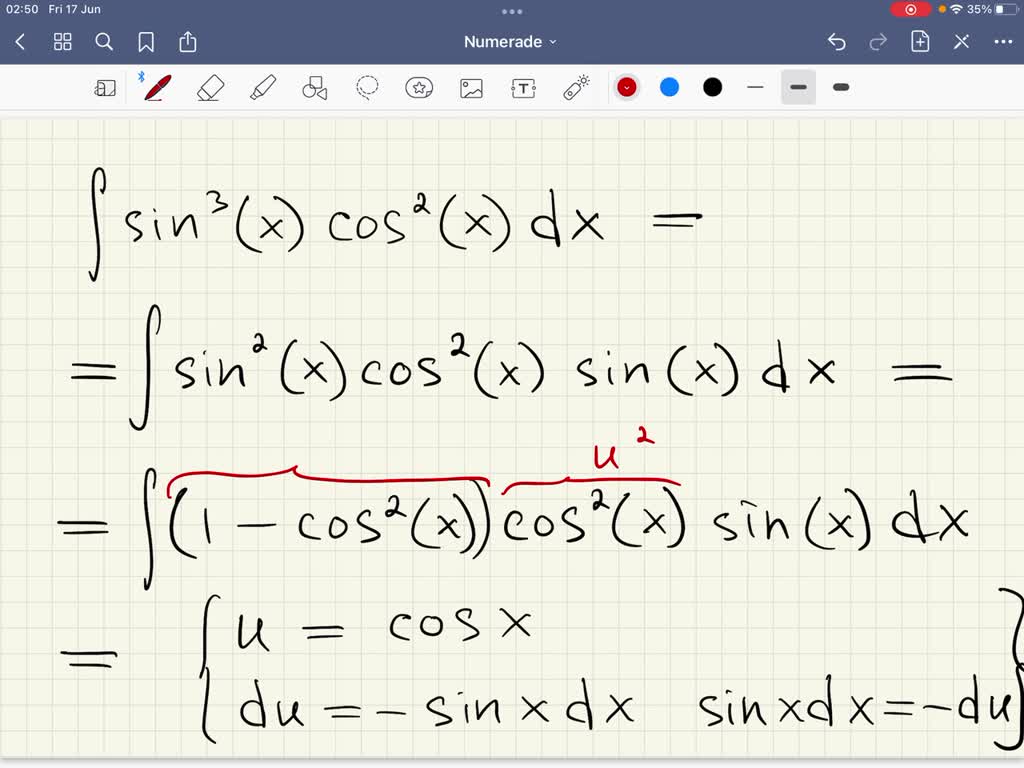 SOLVED: 'Find the indefinite integral cos? € Sin 2x dx'