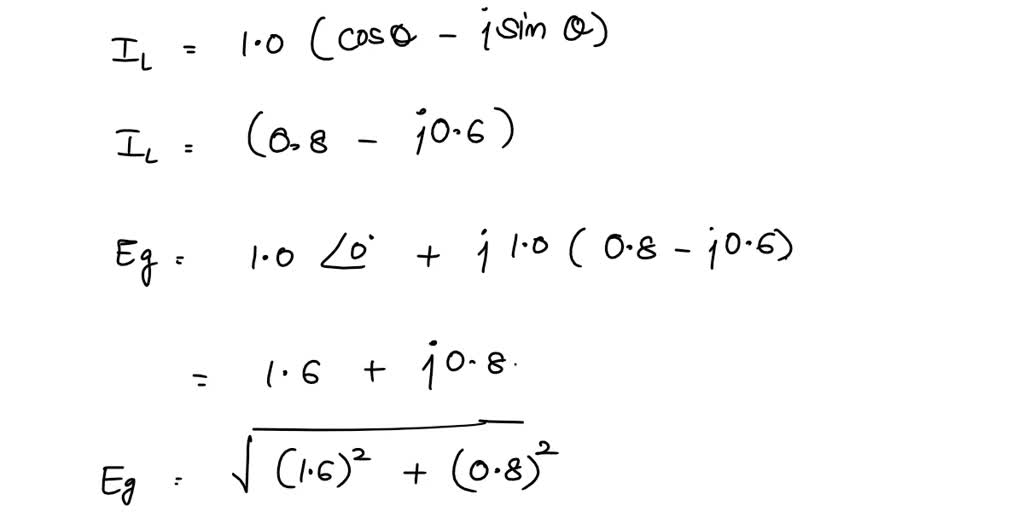 The Per Unit Reactances Of A Synchronous Generator Are X 1 0 X 0 35 And X 0 25 The
