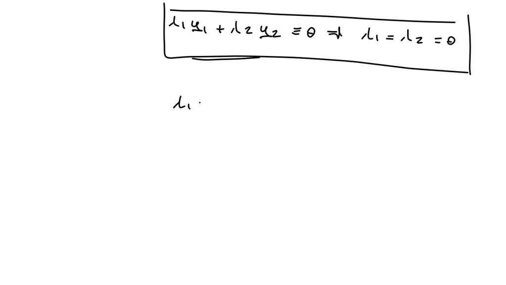 SOLVED: Show that the given functions y1, y2 are a fundamental system of solutions to the given ...