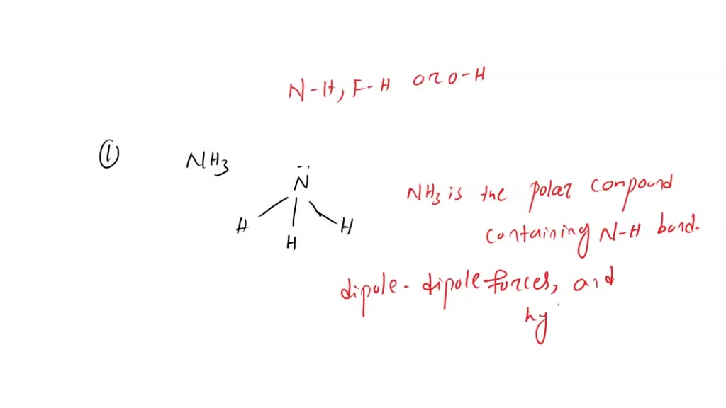 SOLVED: Identifying the important intermolecular forces in pure ...