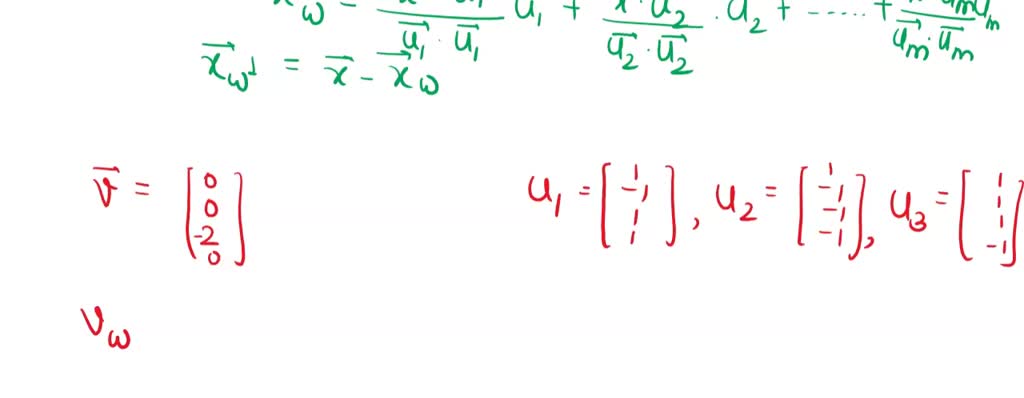SOLVED: 'point) Let W be the subspace of R4 spanned by the vectors L ...